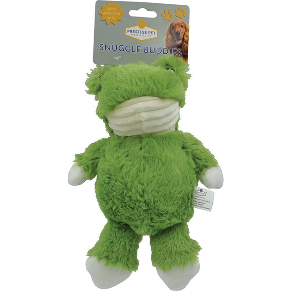 Snuggle Pals Plush Frog Dog toy | Pets Palace Australia